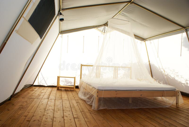 Inside a Large Luxurious Tent Stock Photo - Image of rest, protection ...