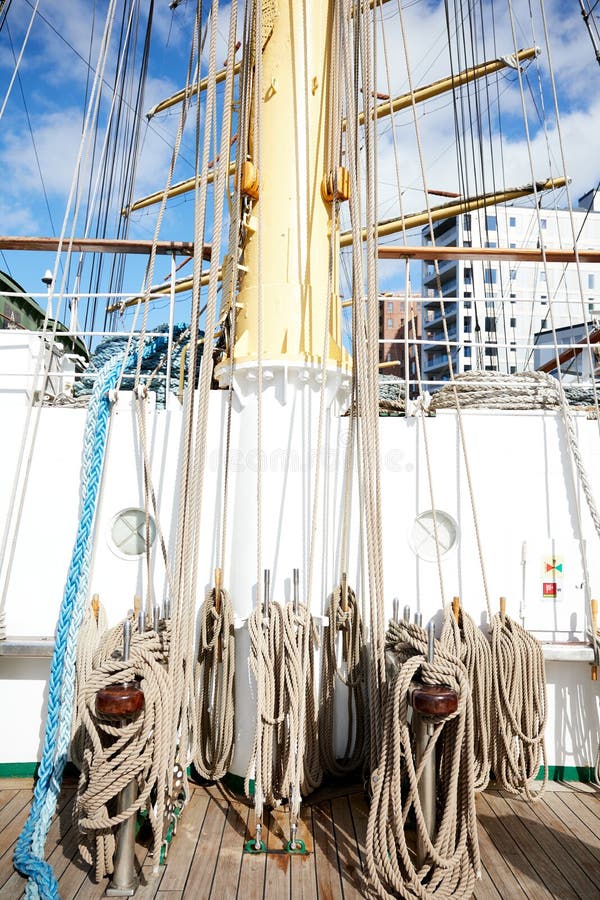 Inside a Large Ship from Tall Ship Race Stock Photo - Image of boat ...
