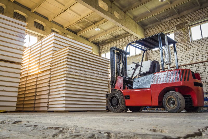 Inside the Large Warehouse. Stock Image - Image of business, packing ...