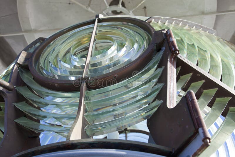 Inside Lighthouse stock photo. Image of mirror, island - 19456598