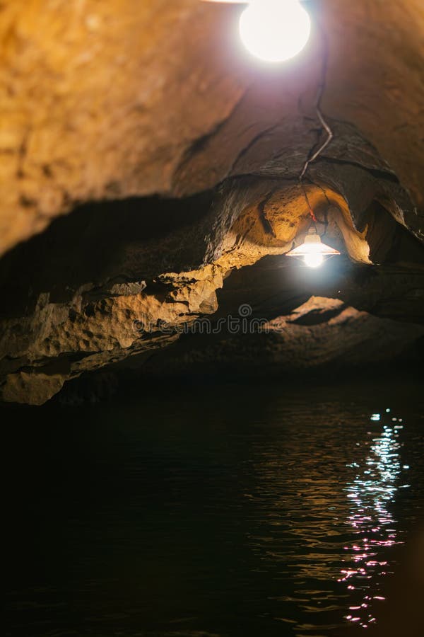Inside a Limestone Cave at Trang an Landscape Complex Stock Photo ...