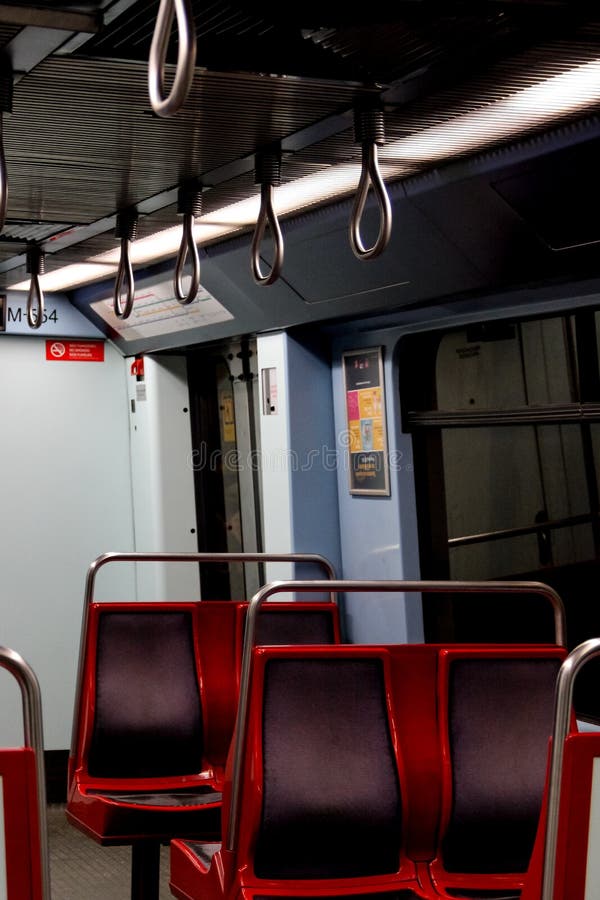 Inside Lisbon Metro Train, Lisbon, Portugal Editorial Stock Photo ...