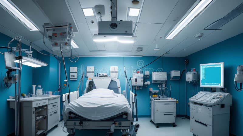 Inside Look of a Modern Day Operating Room in a Hospital Stock Image ...
