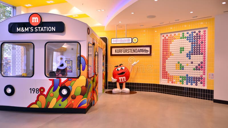 Inside the M and M`s Store in Berlin. Editorial Photo - Image of color ...