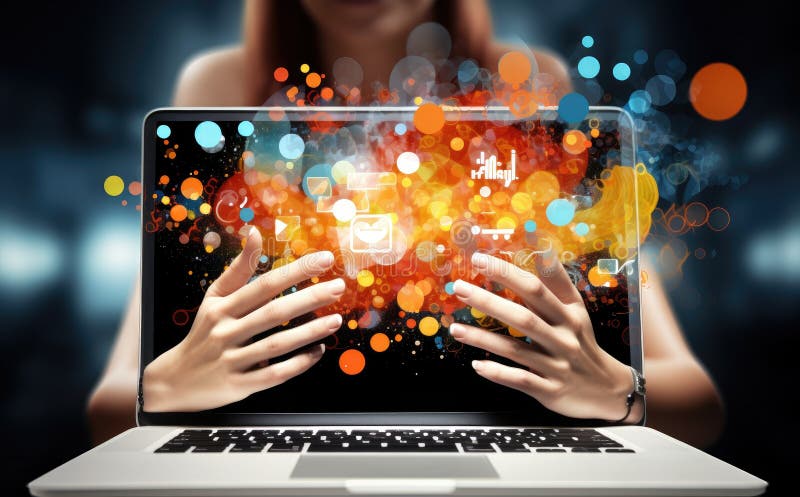 Inside the Machine. a User is Finally Inside the Technology and Fully ...