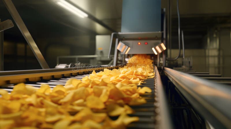 Ai Generated Potato Chip Production Line Stock Photos - Free & Royalty ...