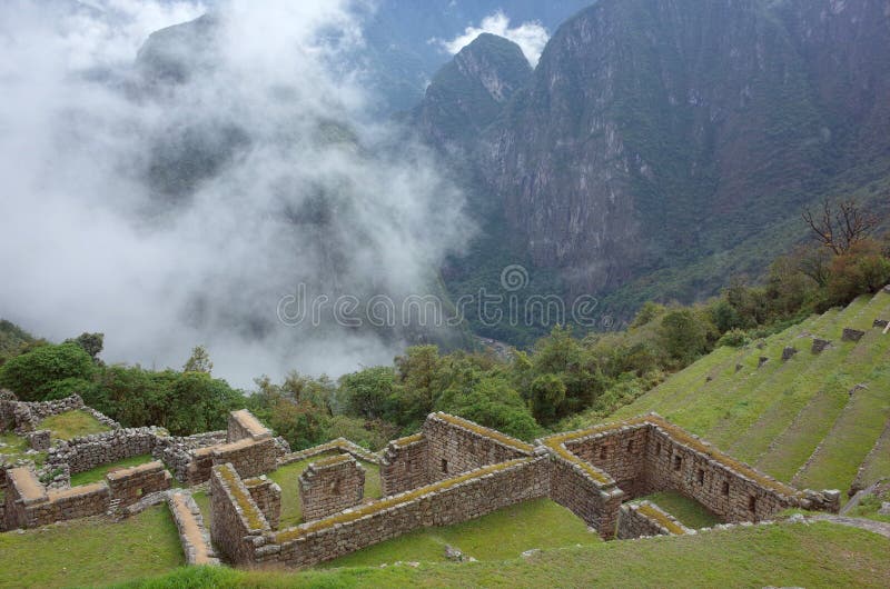 Inside Machu Picchu stock photo. Image of adventure, latin - 90405678