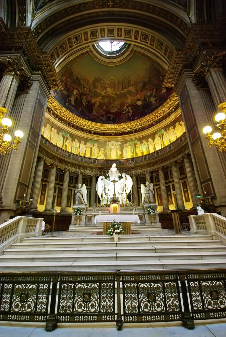 Inside French Cathedrals Stock Photos - Free & Royalty-Free Stock ...