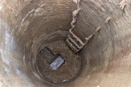 Inside of manhole stock photo. Image of grunge, pipe - 45898976