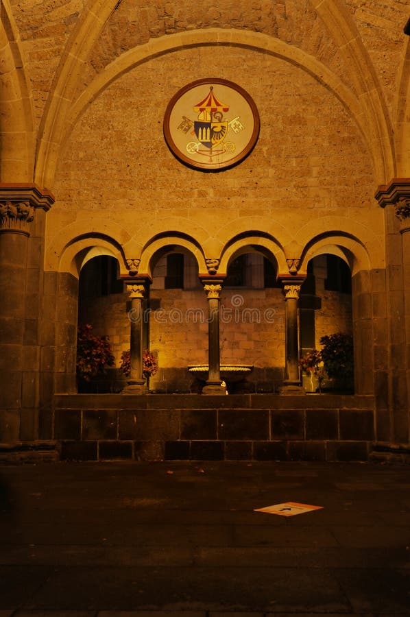 Inside the Maria Laach Abbey Editorial Stock Photo - Image of ...