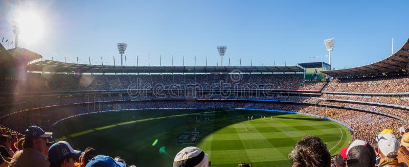 Inside the MCG with a Crowd of 90,000 Editorial Image - Image of ...