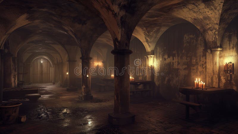 Inside Crypt - Generative AI Stock Illustration - Illustration of ...
