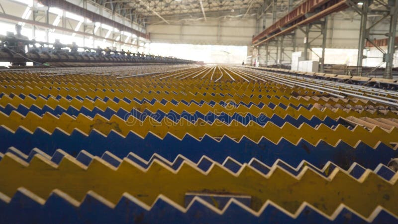 Inside of the Metallic Rods Factory Stock Photo - Image of technology ...