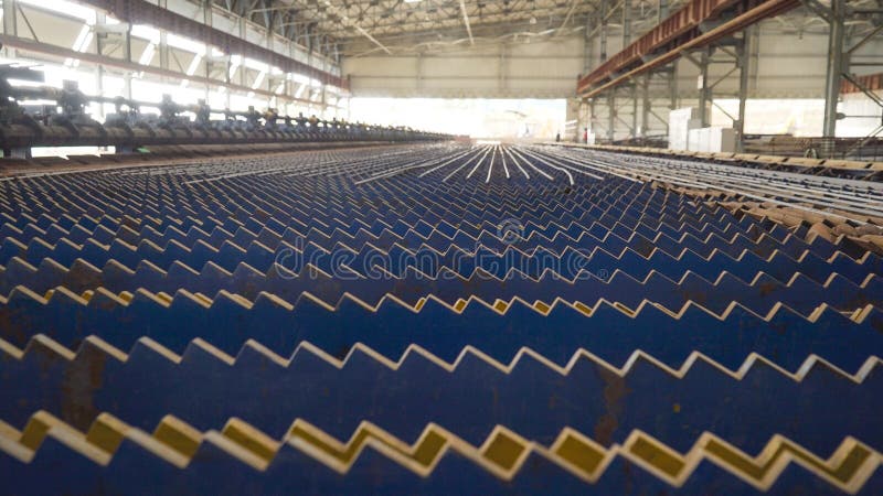 Inside of the Metallic Rods Factory Stock Photo - Image of metallic ...