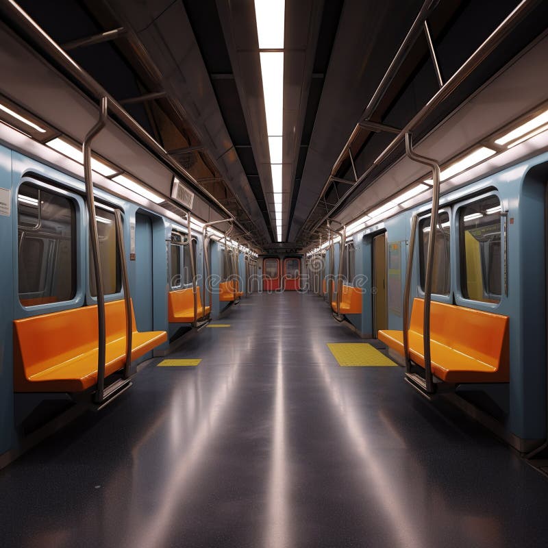 Inside Metro, AI Generative Stock Image - Image of seoul, rapid: 296877979