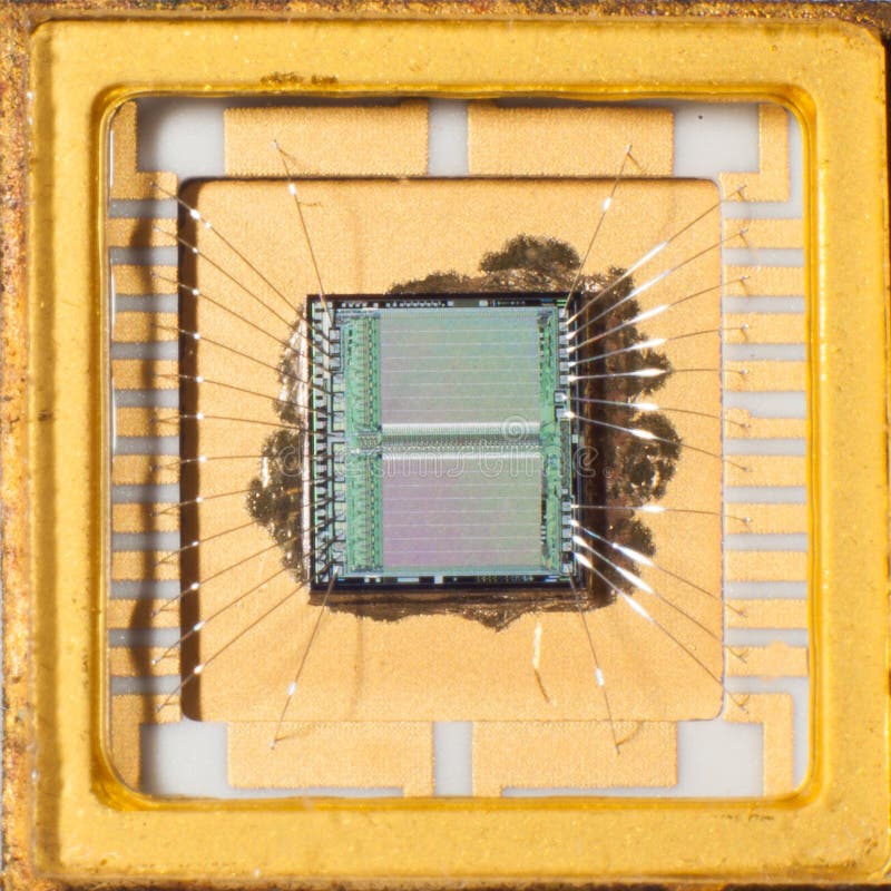 Inside a microprochip stock image. Image of abstract - 80701633