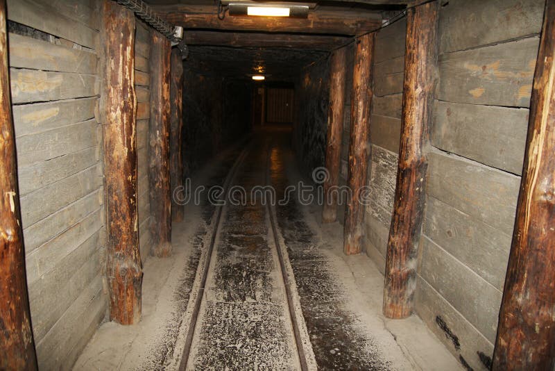 Inside the mine stock photo. Image of europe, historic - 54356694