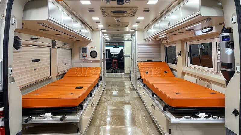 Inside Mobile Ambulance: Equipped for Swift Emergency Response with ...