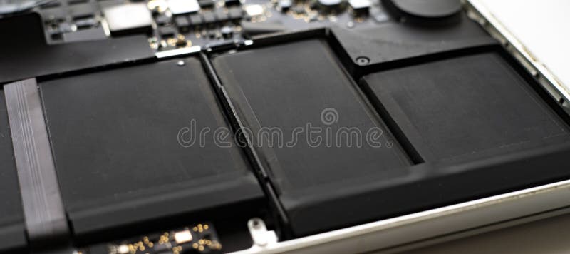 A Inside the Mobile Laptop Computer with Li-ion Battery, Rechargable ...