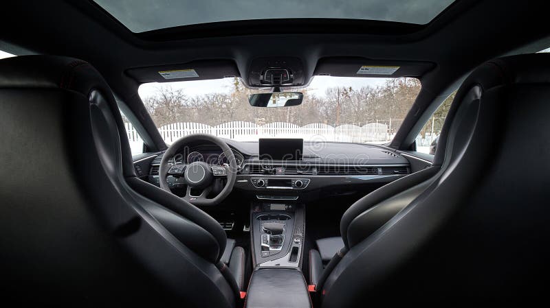 Inside Moden Car Background, Luxury Car Interior Elements Wallpaper ...