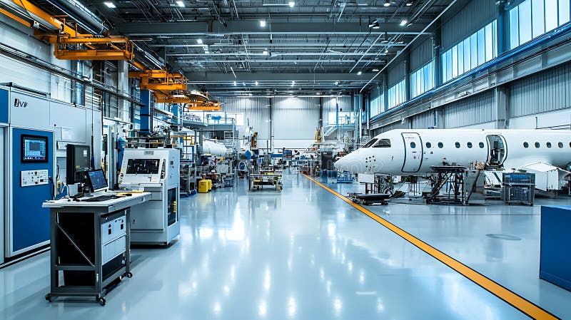 Inside a Modern Aircraft Manufacturing Facility Innovations and Precision Engineering in Action ...