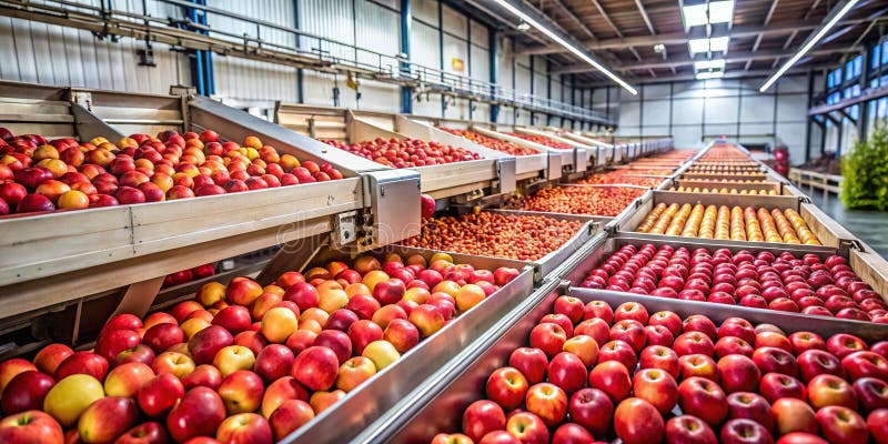 Inside a Modern Apple Cold Storage and Processing Facility a Double ...