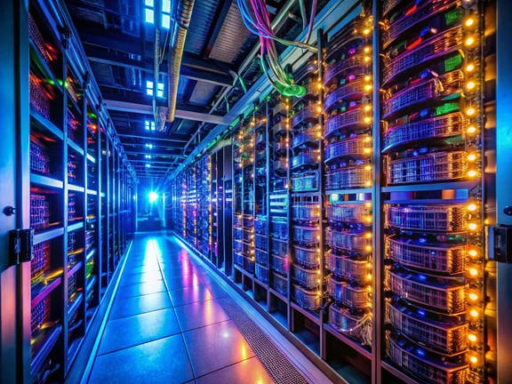 Inside a Modern Data Center a Deep Dive into HighDensity Server Racks Infrastructure and Cloud ...