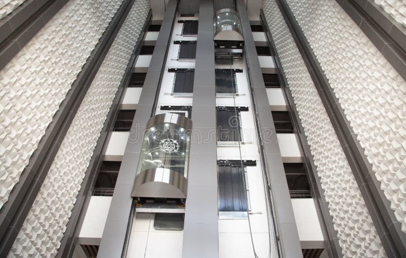 Elevator shaft stock image. Image of automatic, design - 188296505