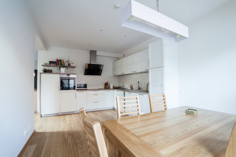 Inside modern kitchen stock image. Image of housing, house - 32888027