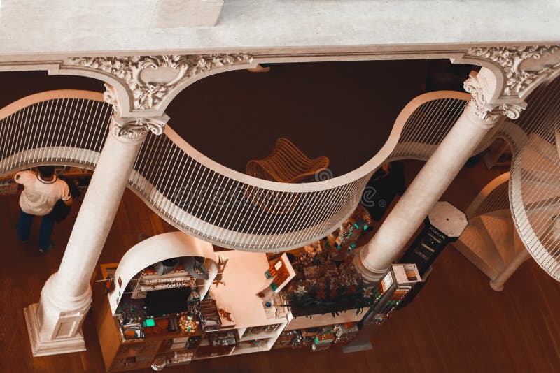 Inside a Modern Library, Architecture Design Editorial Image - Image of ...