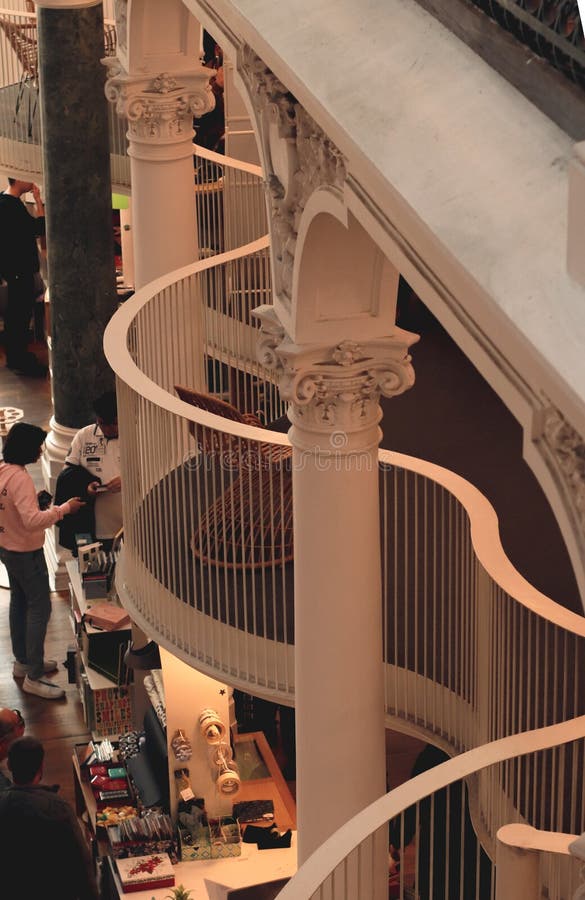 Inside a Modern Library, Architecture Design Editorial Image - Image of ...