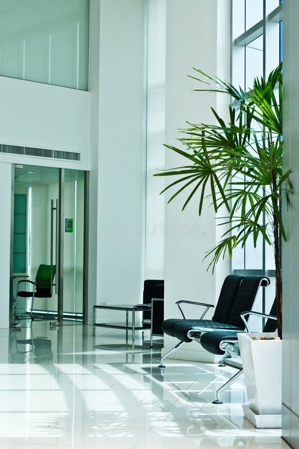 Inside of modern office stock image. Image of design - 17072475