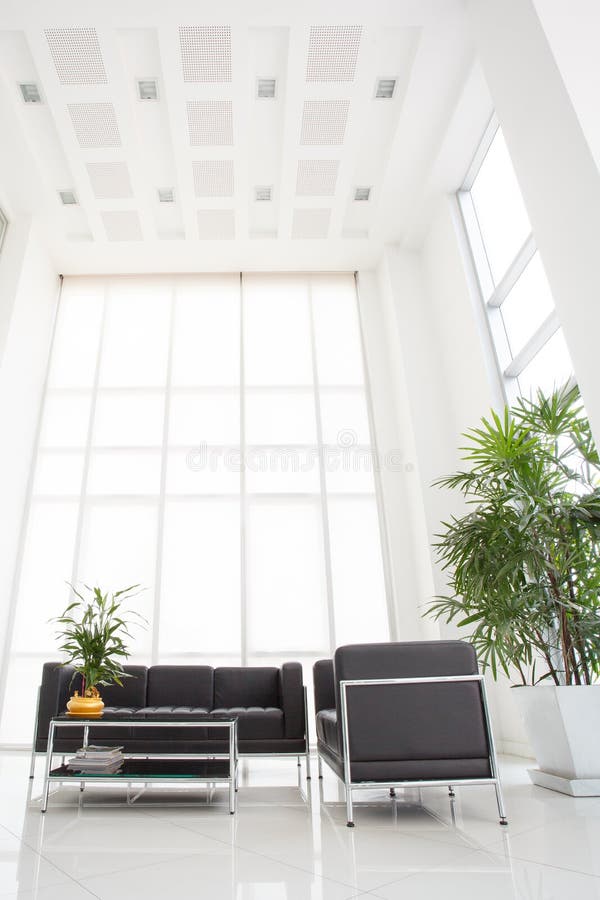 Inside of modern office stock image. Image of design - 17072475