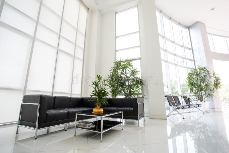 Inside of modern office stock image. Image of design - 17072475