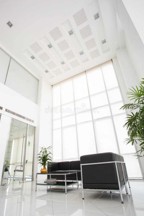 Inside of modern office stock image. Image of design - 17072475