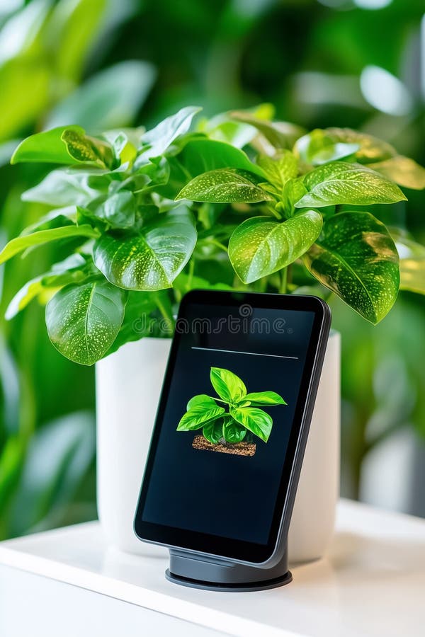 Inside a Modern Smart Greenhouse, a Sleek Touchscreen Control Panel ...