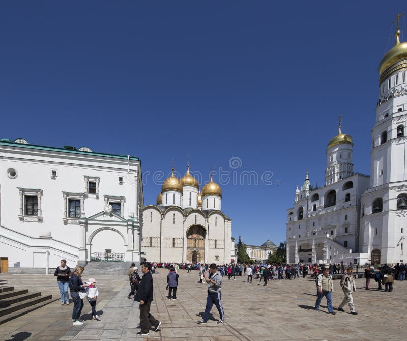 Inside of Moscow Kremlin, Russia Day Editorial Photo - Image of ...
