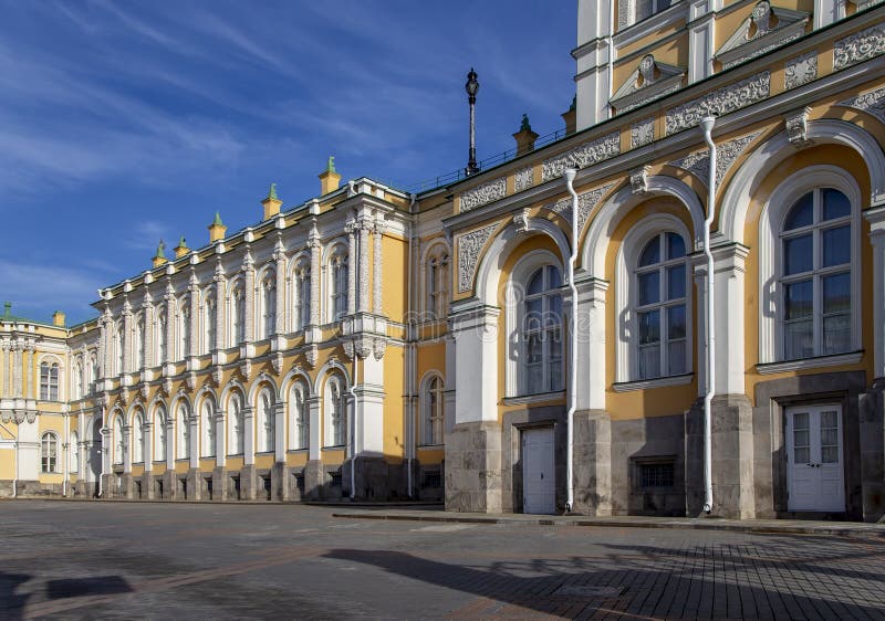 Inside of Moscow Kremlin, Russia Day Stock Image - Image of onion ...