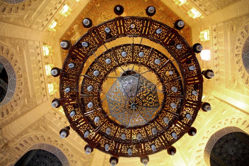 Inside Mosque Of Islam stock photo. Image of background - 128290926