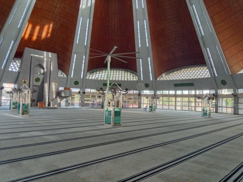 Inside a mosque of Labuan editorial image. Image of train - 271201810