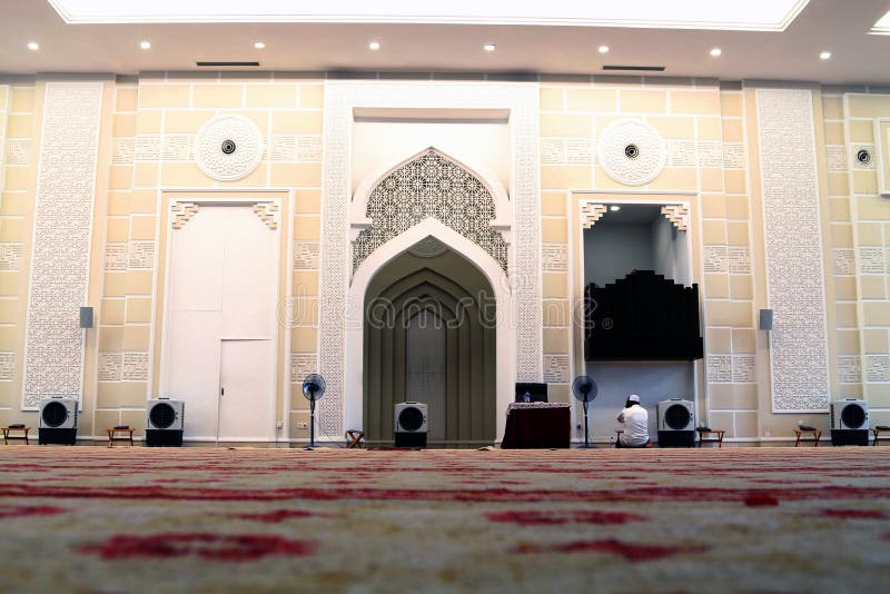 Inside Mosque stock photo. Image of decoration, luxury - 82744786