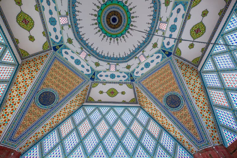 Inside of a mosque editorial image. Image of abstract - 93401485