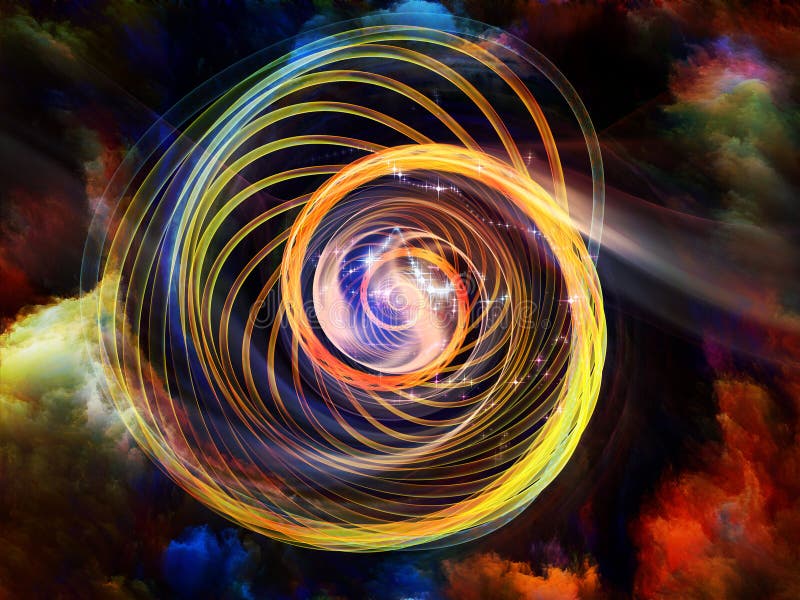 Inside Motion Composition stock illustration. Illustration of emanate ...