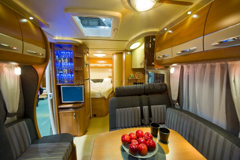 Inside motor home stock photo. Image of drive, decorate - 17077098