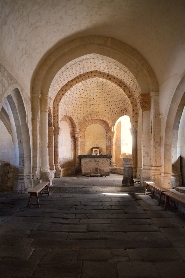 Inside a mountain chapel stock photo. Image of column - 98105552