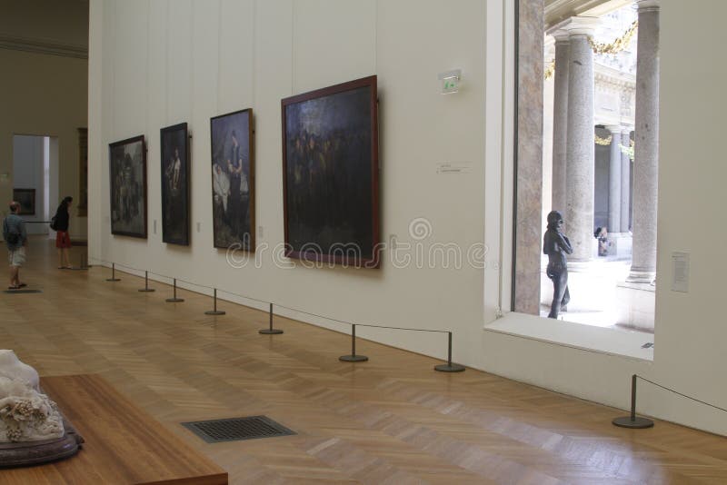 Inside Museum, Paris France Editorial Image - Image of french, tourist ...