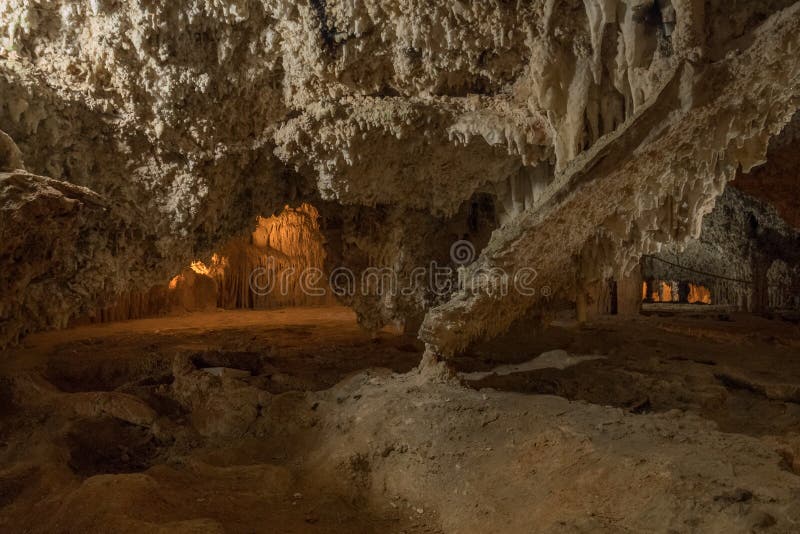 Inside the Nettuno Cave in Sardinia Stock Photo - Image of italy, water ...