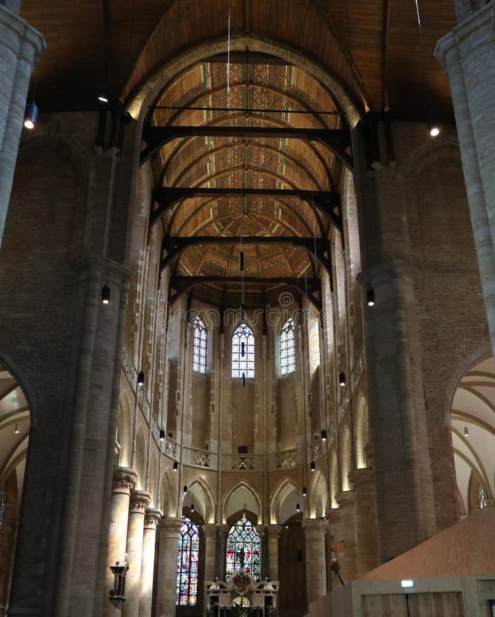 Inside the New Church of Delft, Netherlands Editorial Stock Photo ...