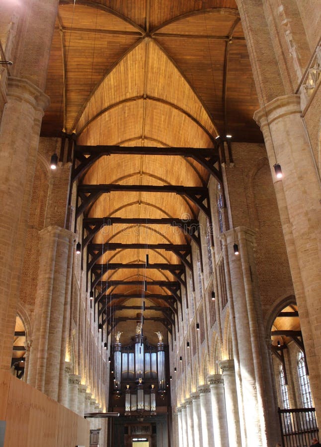 Inside the New Church of Delft, Netherlands Editorial Image - Image of ...