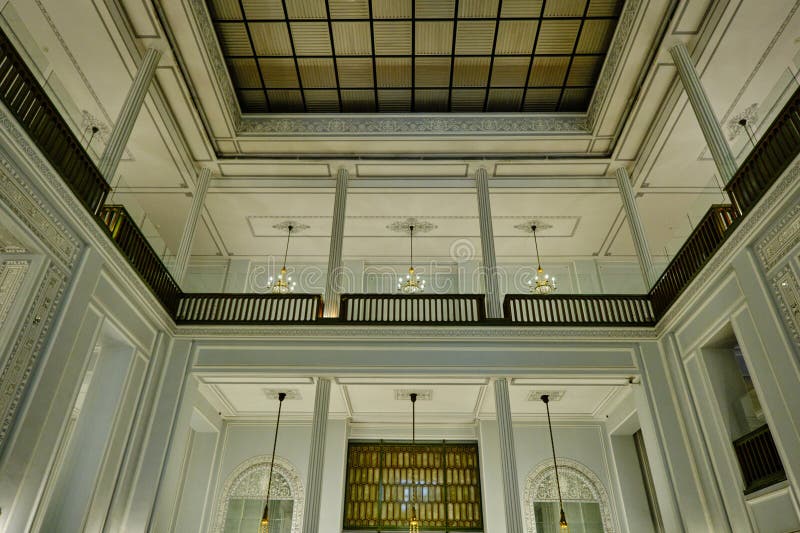 Inside Niavaran Palace Complex Architecture Details Modern Iran Stock ...